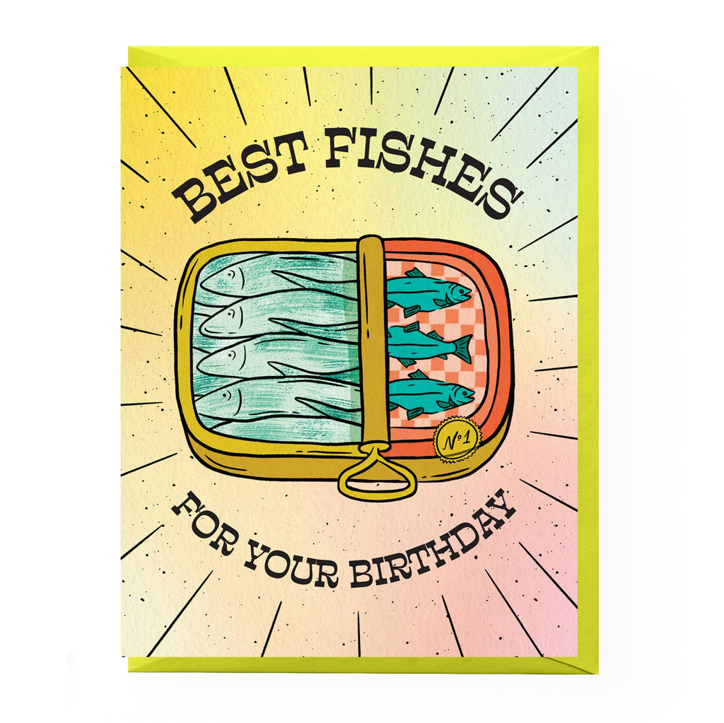 Tinned Fish Birthday Card – Little Hippie