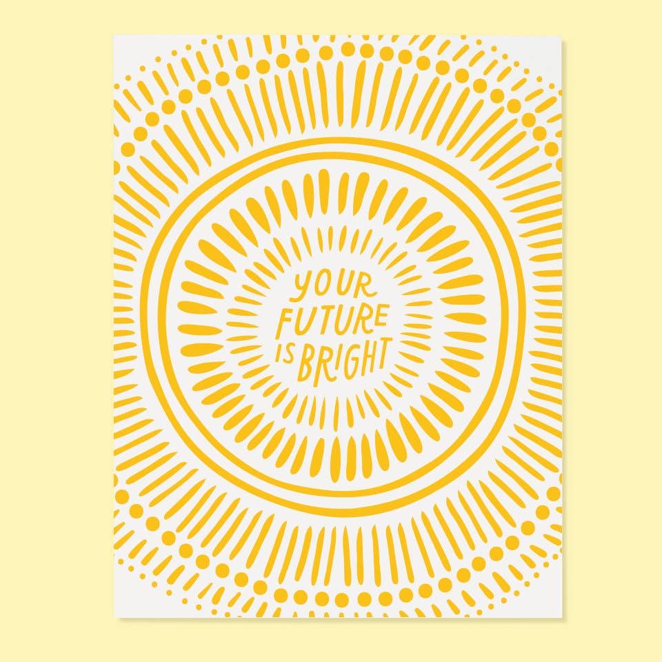 Bright Future Greeting Card – Little Hippie