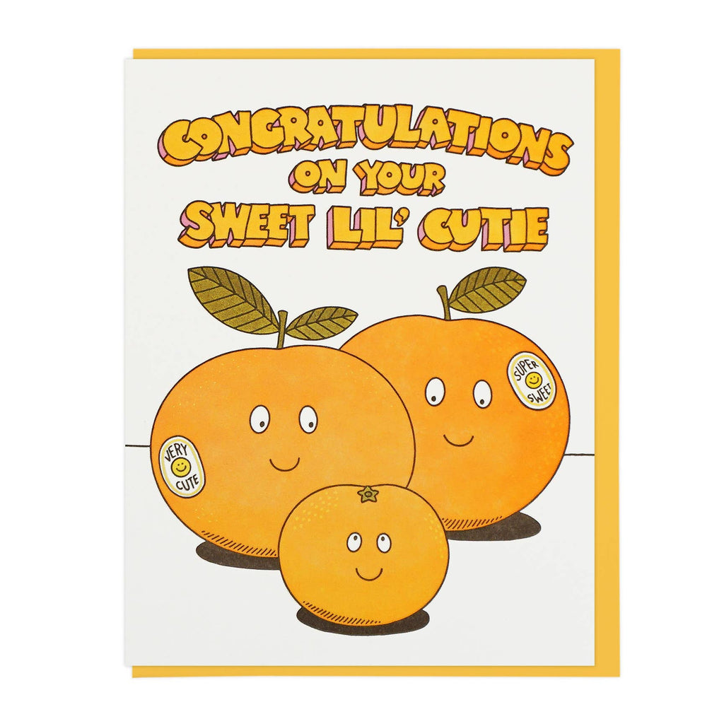 Congratulations On Your Sweet Lil' Cutie Greeting Card – Little Hippie