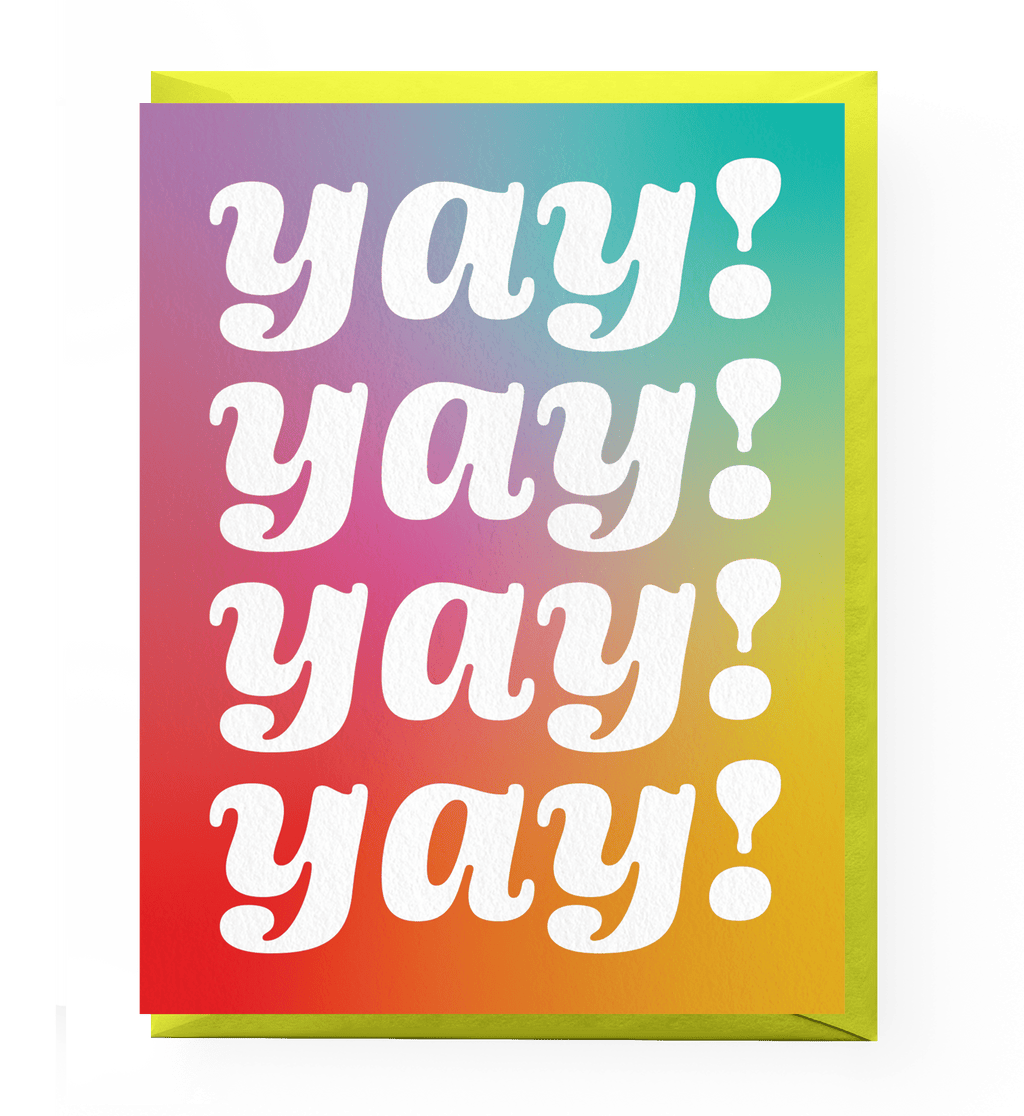 Yay Congratulations Card – Little Hippie