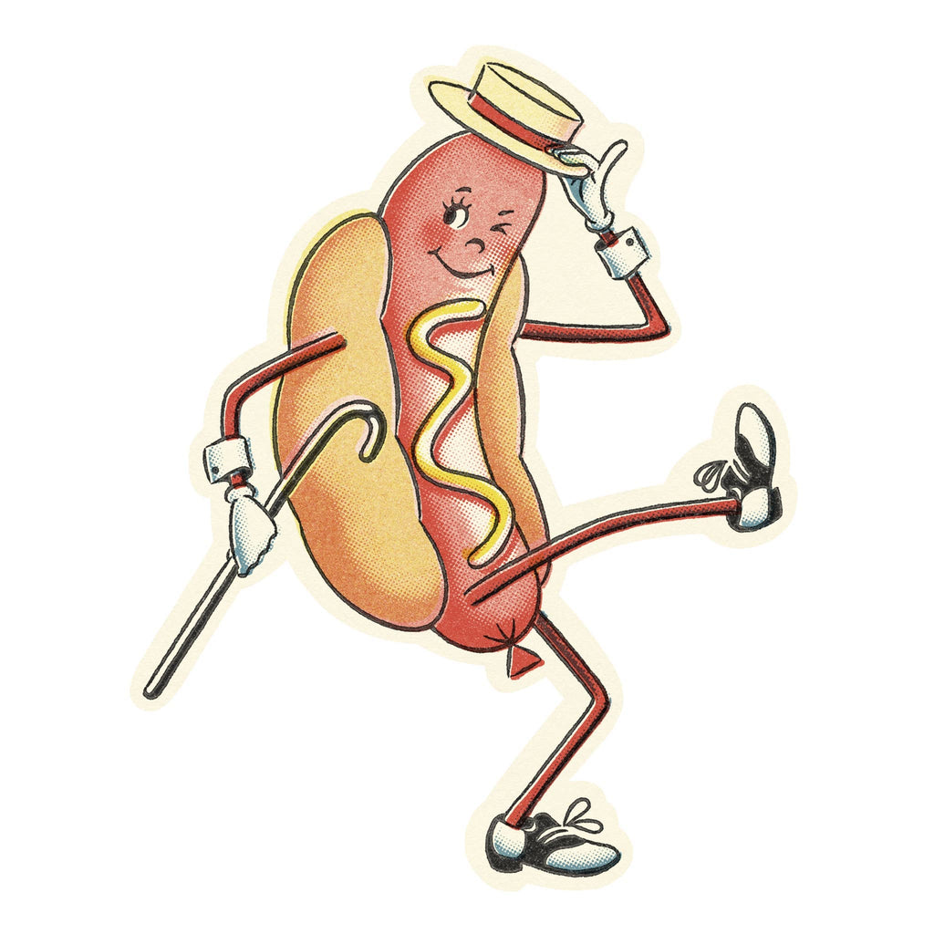 Hot Dog Sticker – Little Hippie