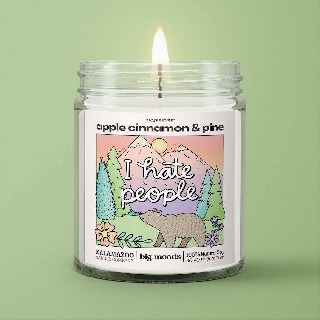 I Hate People Soy Candle – Little Hippie