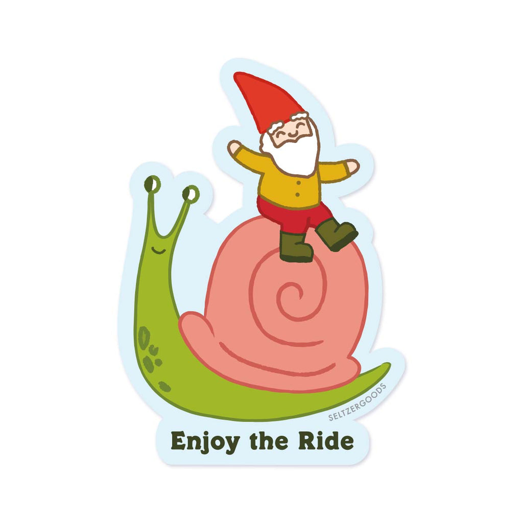 Gnome Snail Sticker – Little Hippie