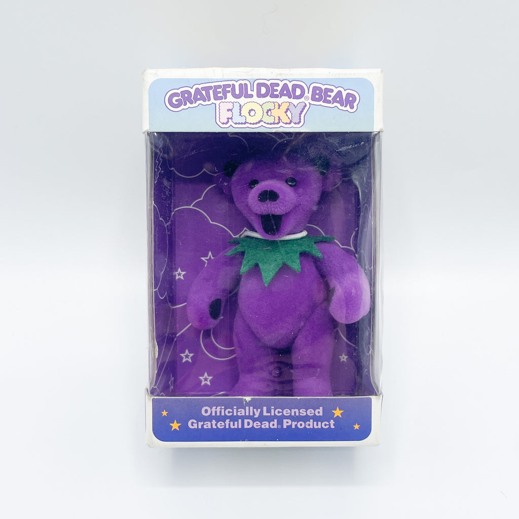 Vintage Grateful Dead Flocky Purple Dancing Bear Collectible Figure ...