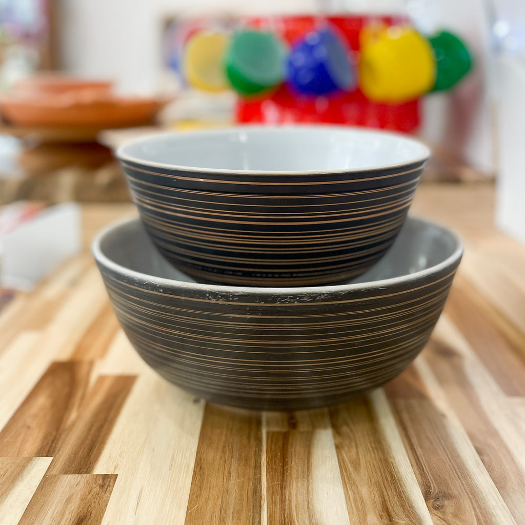 Vintage Pyrex RARE 1970s Terra Mixing Bowl Set – Little Hippie