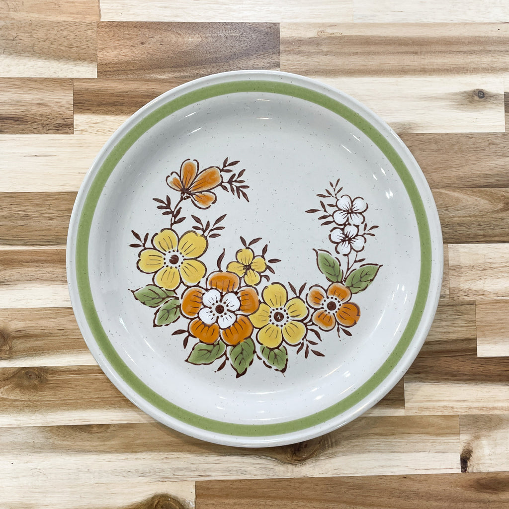 Vintage 1970s Country Casual Stoneware 10" Dinner Plates – Little Hippie