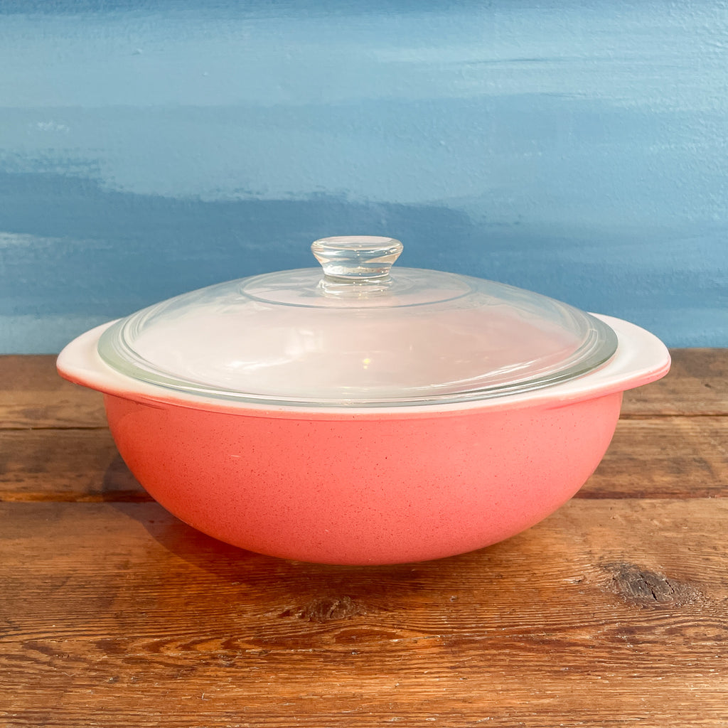 Vintage Mid-Century Pyrex Desert Dawn 024 Round Casserole Dish – Little ...