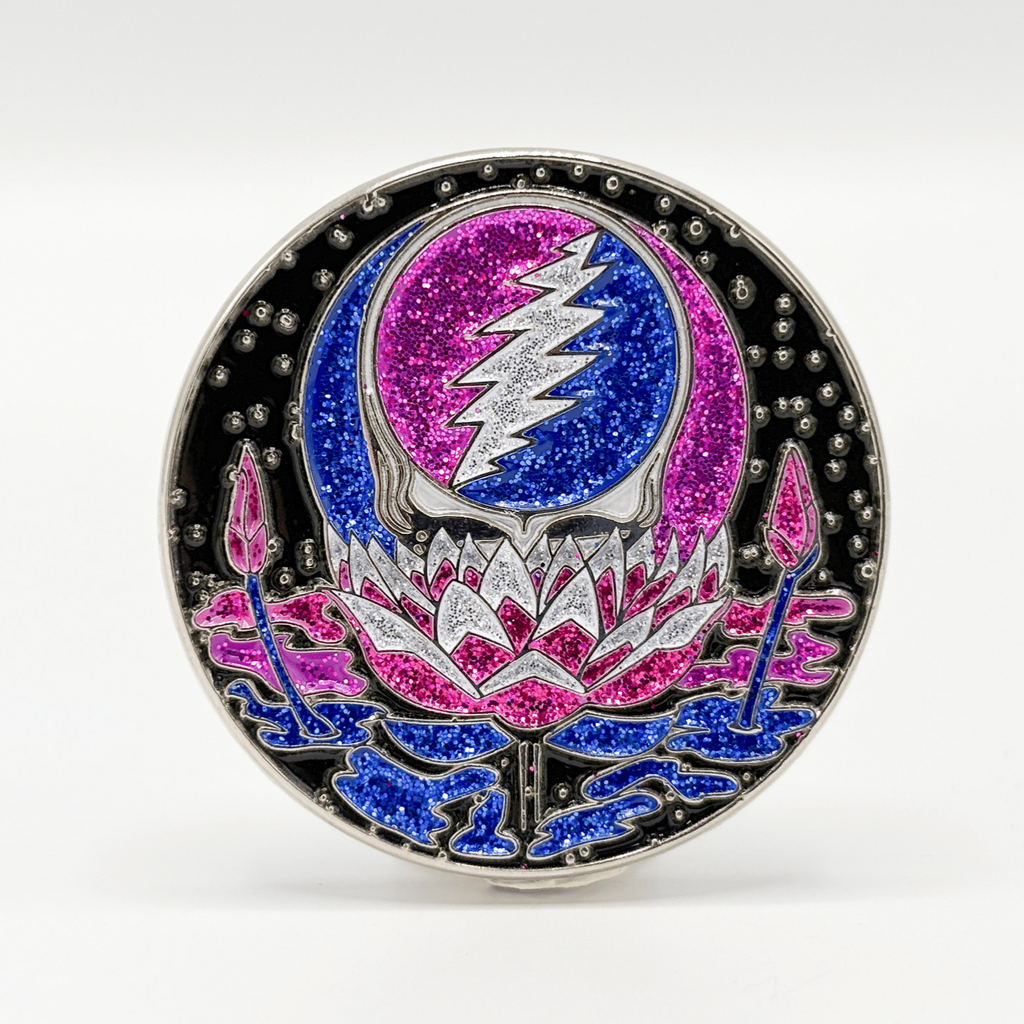 Grateful Dead Lotus Stealie Enamel Pin – Little Hippie