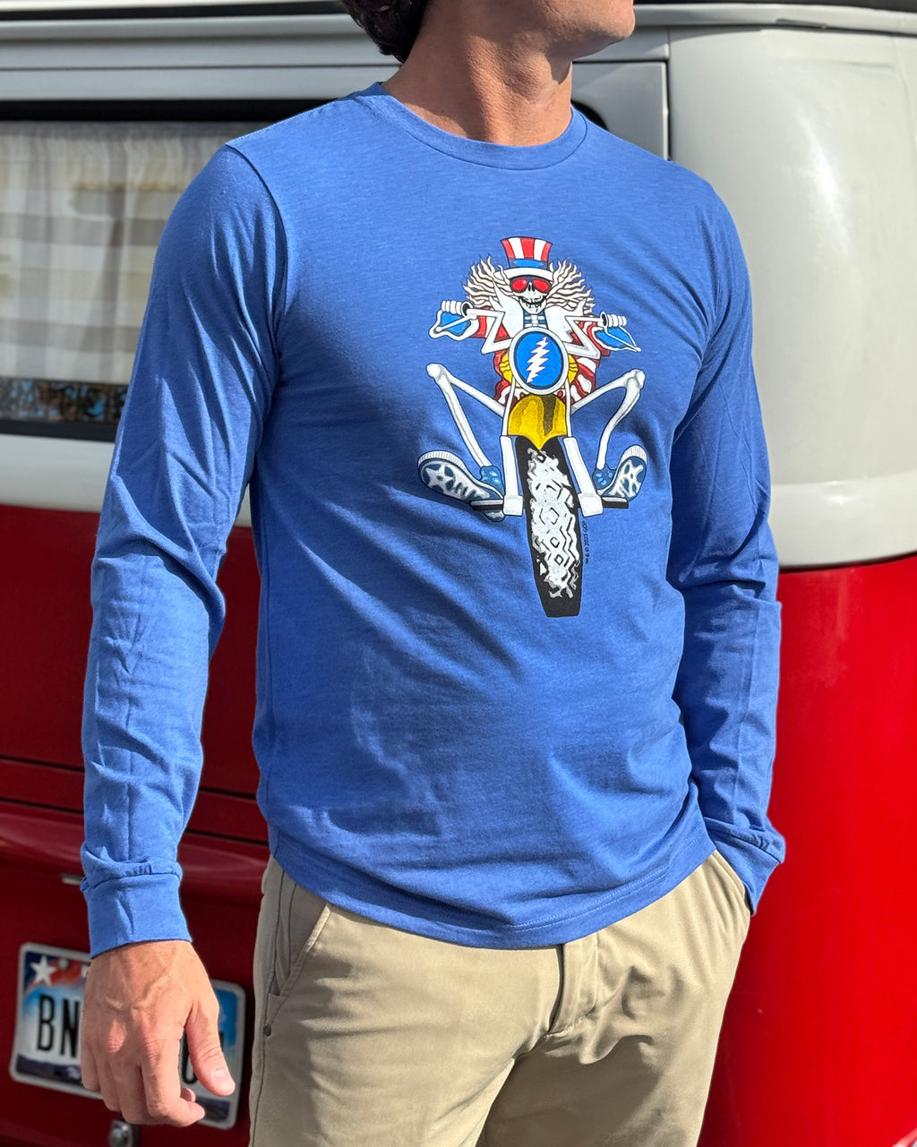 Grateful Dead Psycle Sam Unisex Long Sleeve – Little Hippie