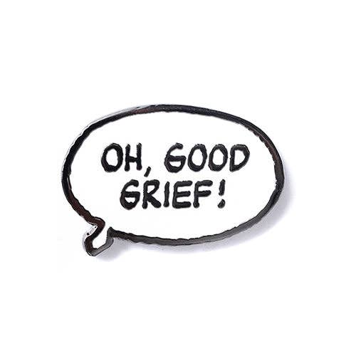 PEANUTS Good Grief Enamel Pin – Little Hippie