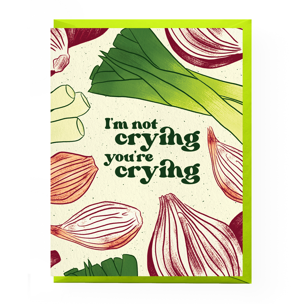 Crying Onions Card – Little Hippie