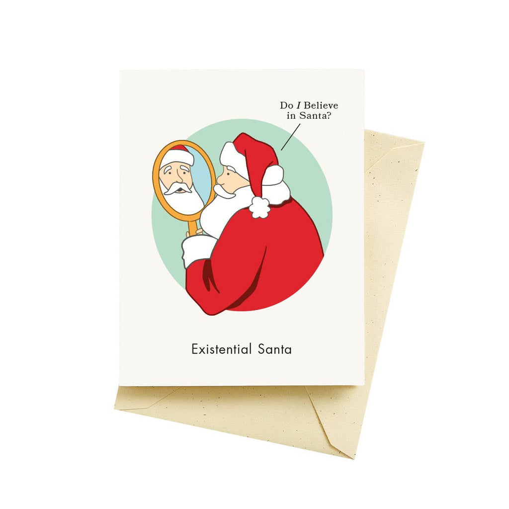 Existential Santa Holiday Cards – Little Hippie