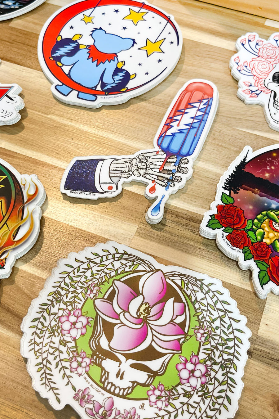 Grateful Dead Stickers Little Hippie