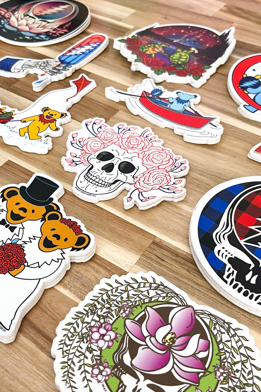 Grateful Dead Stickers Little Hippie