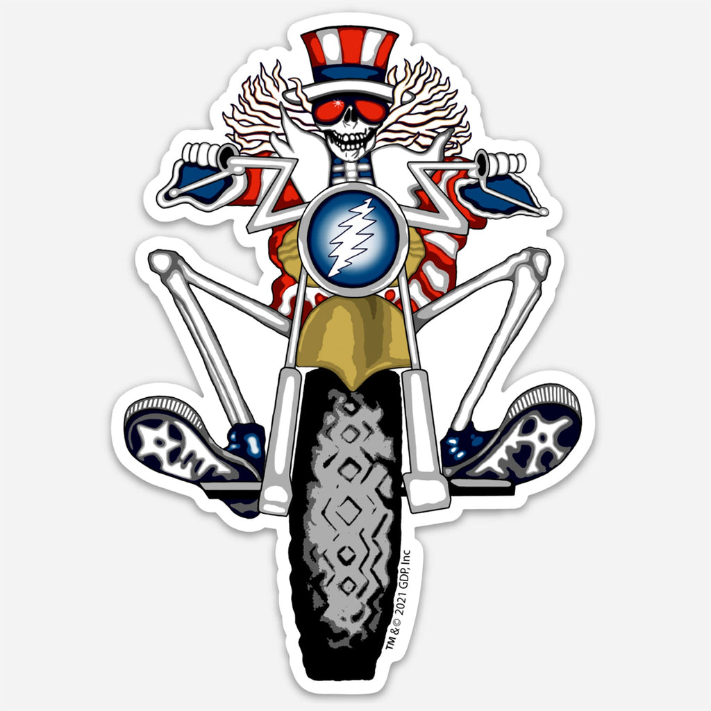Grateful Dead Psycle Sam Sticker – Little Hippie