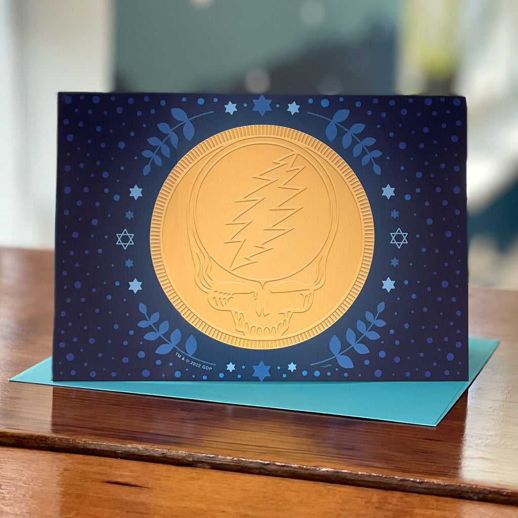 Grateful Dead Steal Your Face Gelt Greeting Card – Little Hippie