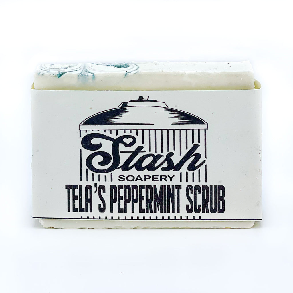 Tela's Peppermint Scrub Handmade Soap – Little Hippie